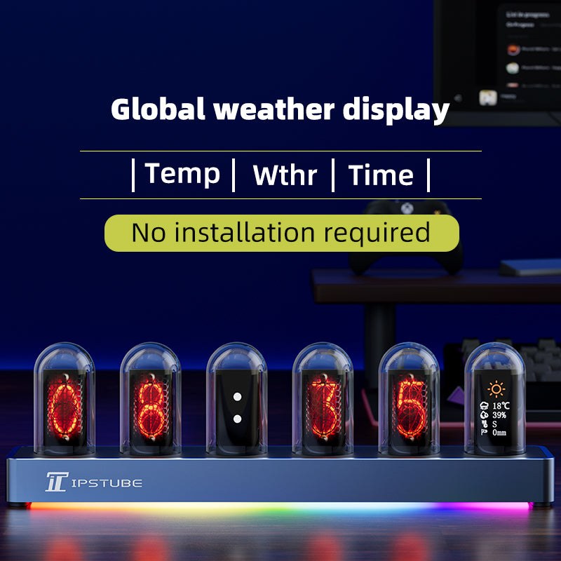 IPS Tube IPS Pro GEN3 Limited Edition 6-Bit Digital Clock DIY analog d ...